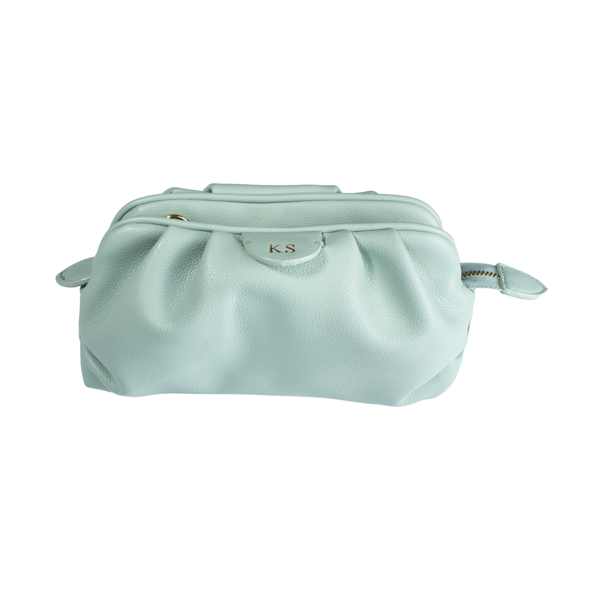 Personalised Pastel Green Pouch – SIENNA OLIVIA UK
