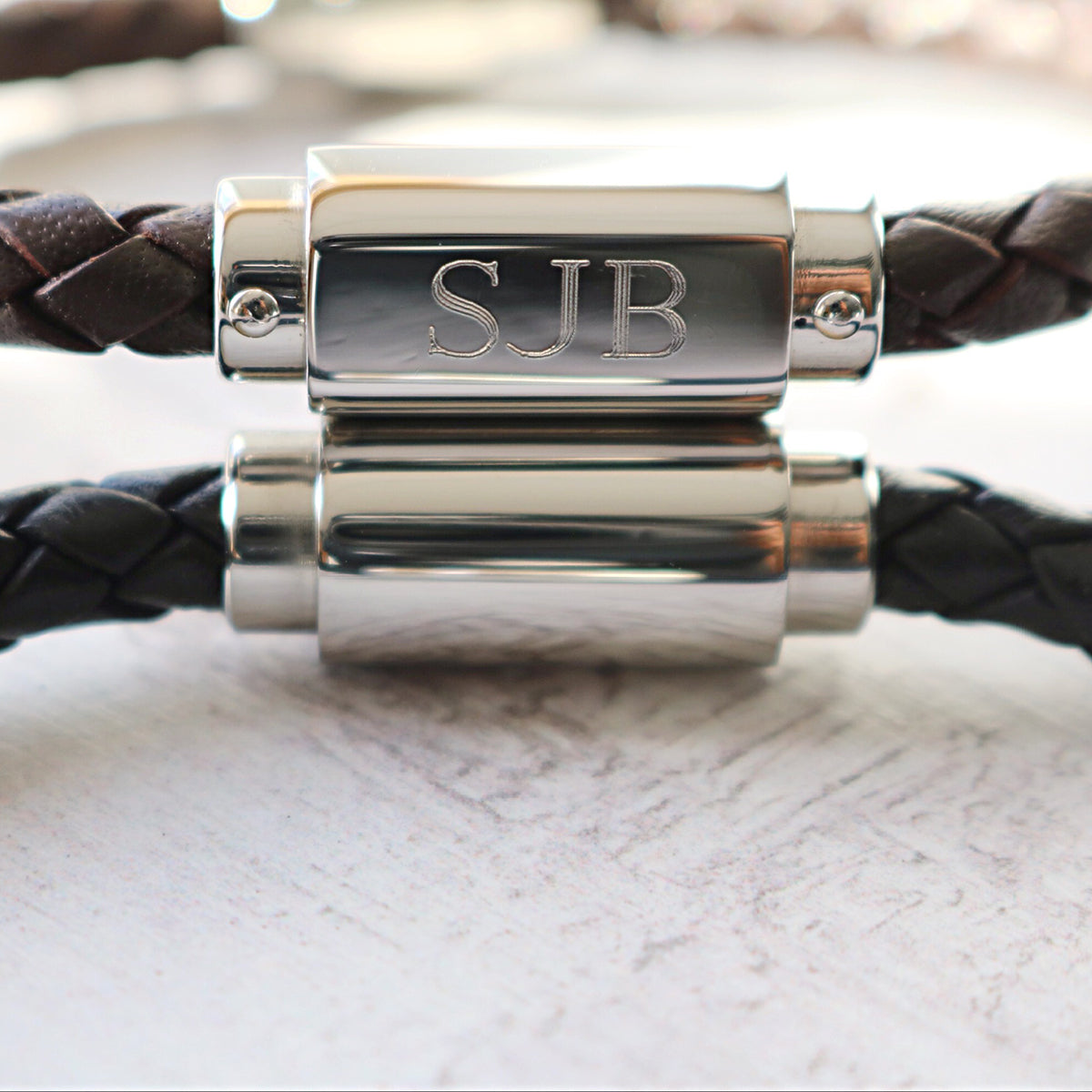 Personalised Initial Men's Bracelet – SIENNA OLIVIA UK